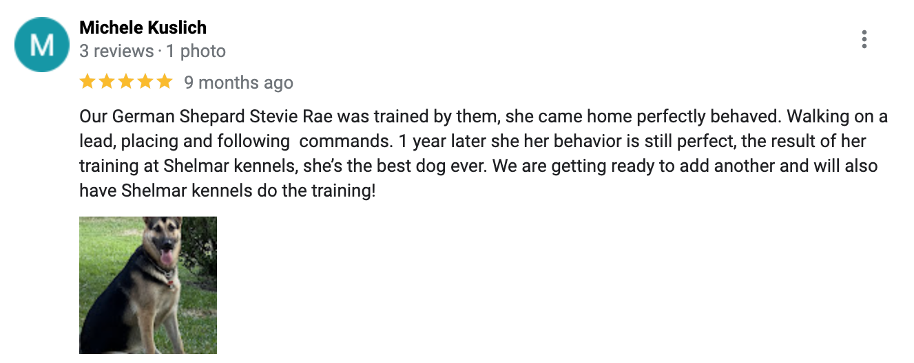 This Is Shelmar Dog Training - Shelmar Kennels